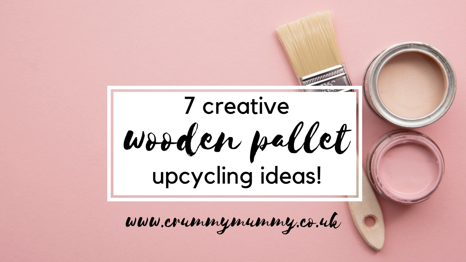 7 creative wooden pallet upcycling ideas! - Confessions Of A Crummy Mummy